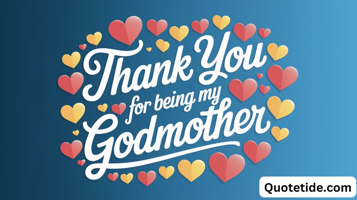 30+ Heartfelt Messages to say thank you for being my godmother