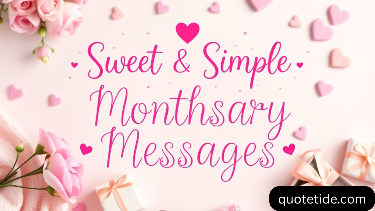 Sweet Monthsary Messages for Your Boyfriend: Celebrate
